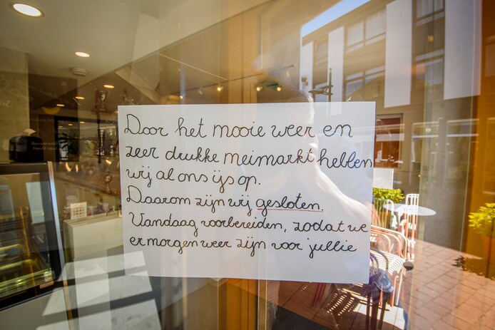 Help, het ijs is op! IJssalon in Haaksbergen moet de deur een dag dicht doen | Haaksbergen ...