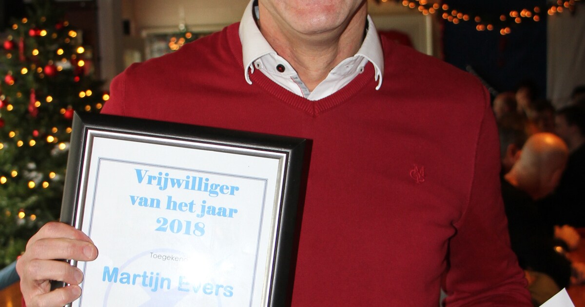 Martijn Evers is vrijwilliger van het jaar bij voetbalclub De Zweef in ...