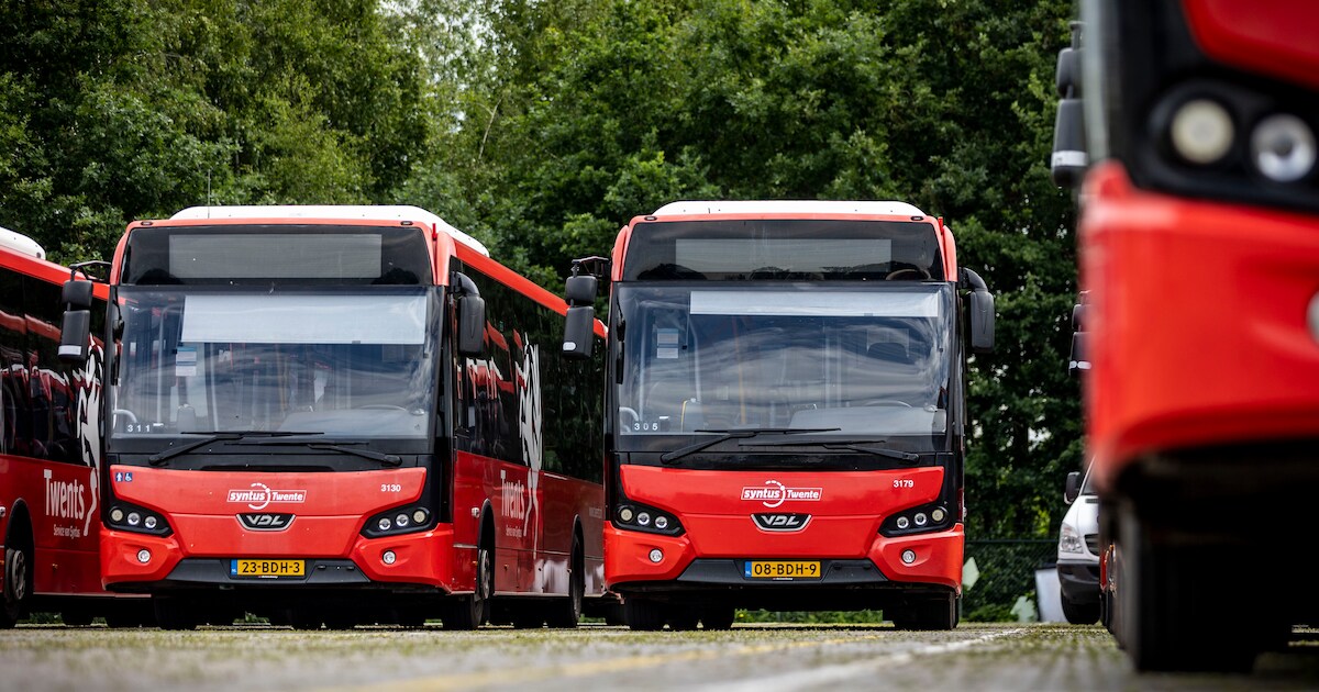 Rest van de dag helemaal geen bussen meer in Twente: alle bussen worden ...