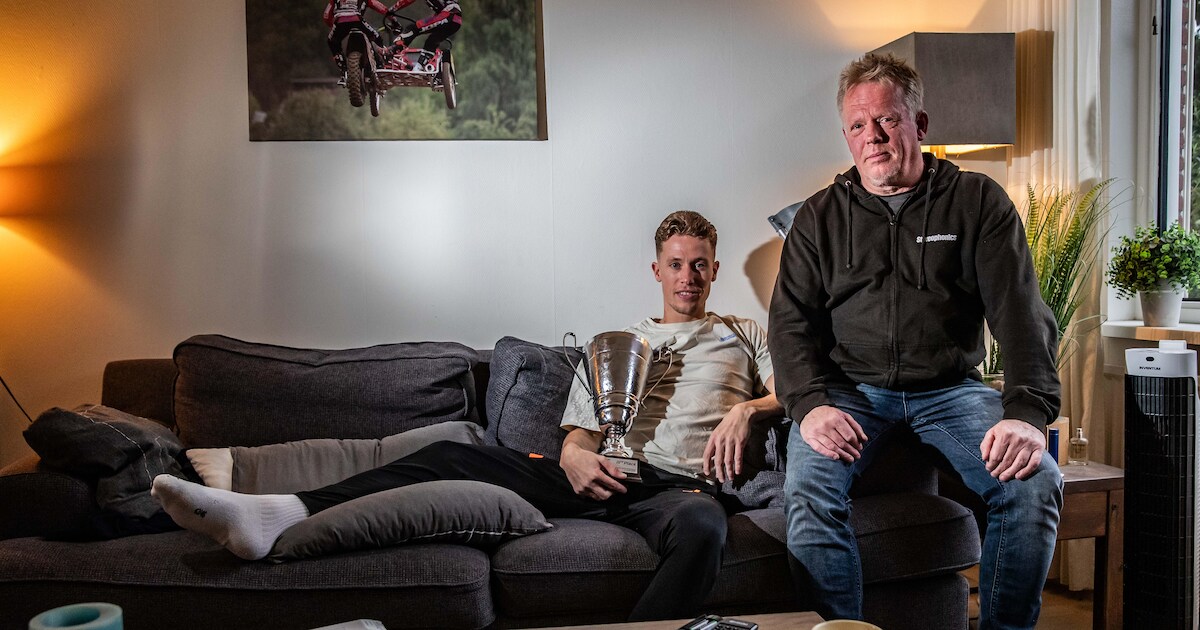 Eind augustus lag hij in coma, nu kan de Holtense bakkenist Dion ...