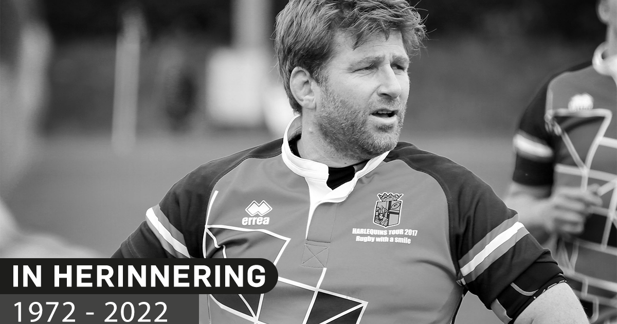 Oldenzaler Michel (50) was rotzak op ’t rugbyveld, maar grappenmaker ...