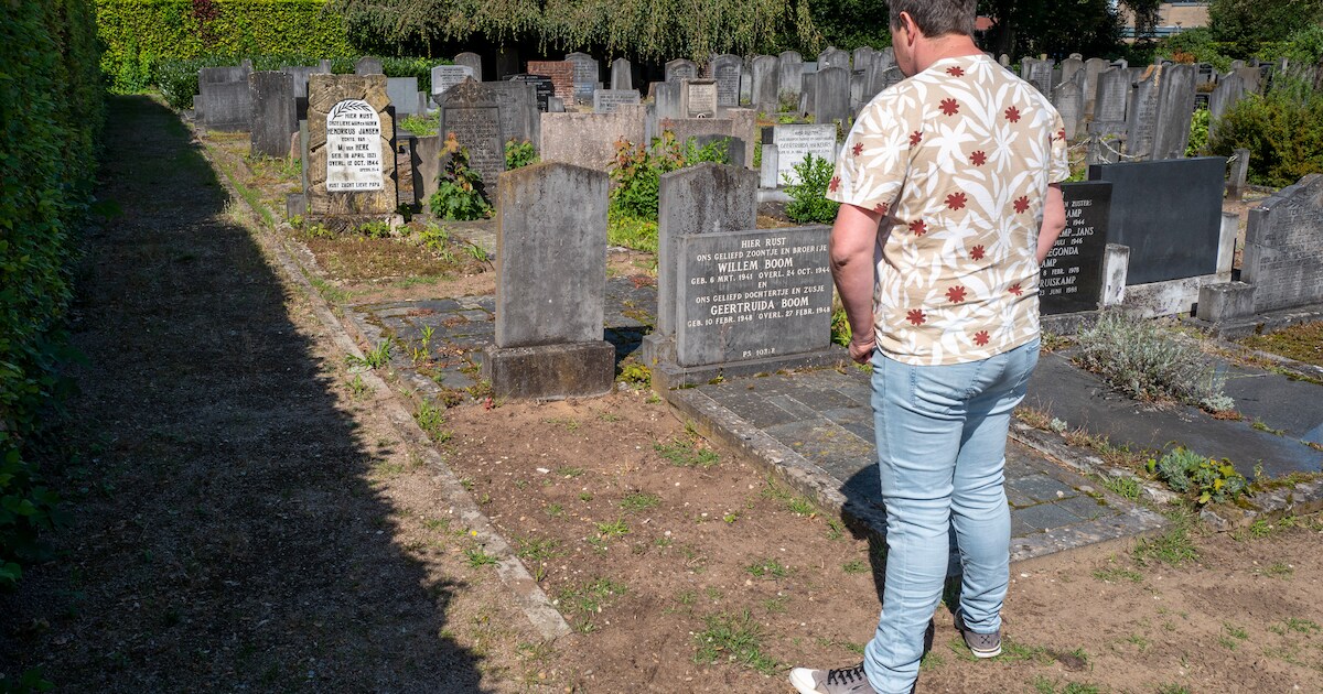 Dit graf heeft bewust geen steen, want hier ligt Gerrit: doodgeschoten ...