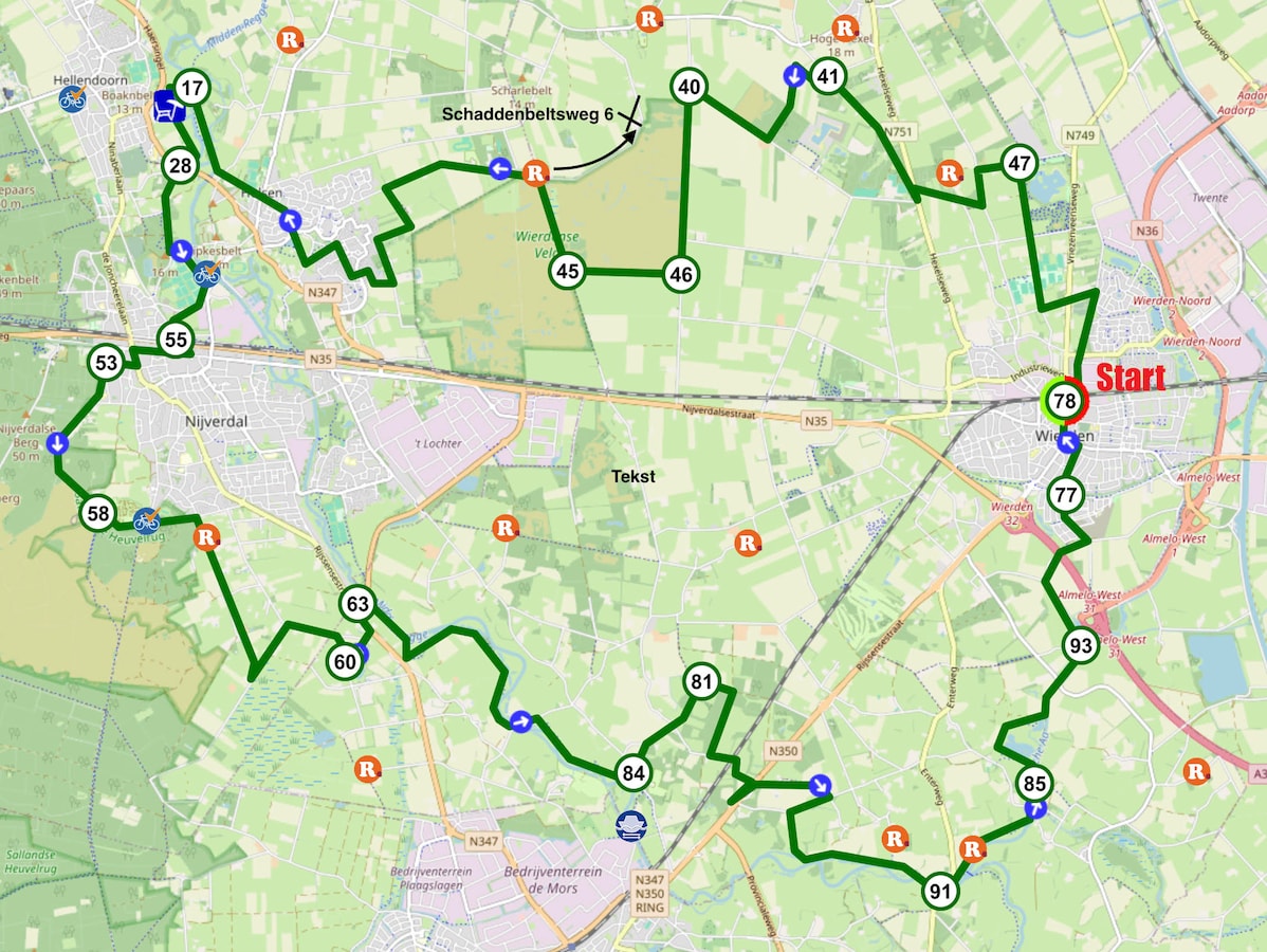 Over woeste grond met de Regge als richtsnoer | Foto | tubantia.nl