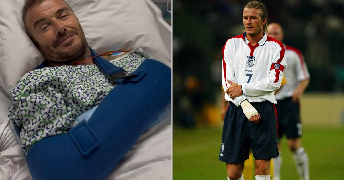 David Beckham laat zich 22 jaar na val in Zuid-Afrika opereren aan ...