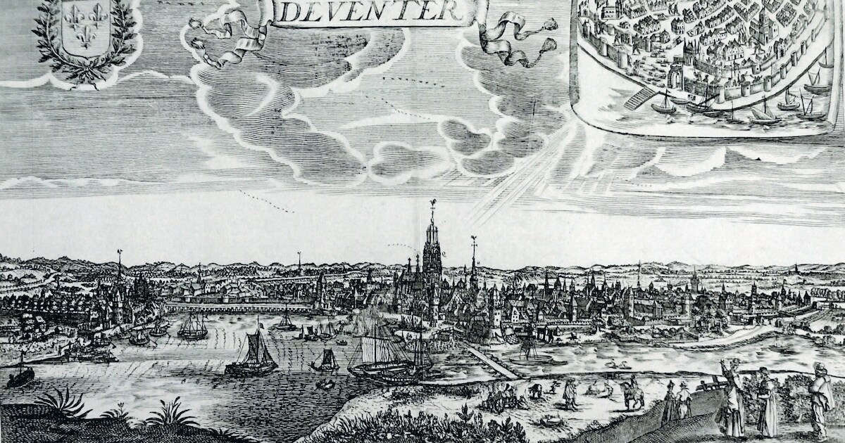 Zeldzame prent uit Rampjaar 1672 nu te zien in Deventer Museum De Waag ...