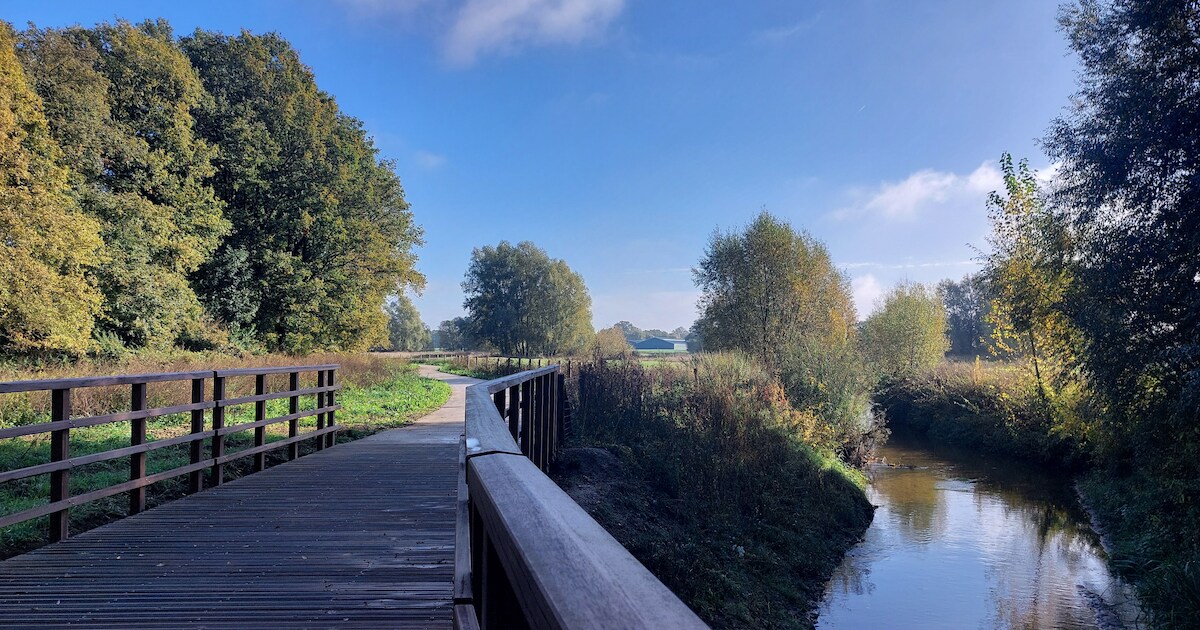 Fietspad langs de Dinkel bij Losser open, gemeente neemt maatregelen ...