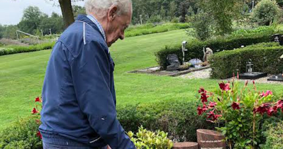 Johan Christenhusz wil soms wel naar zijn Annie, maar wil ook nog even blijven voor de kinderen ...