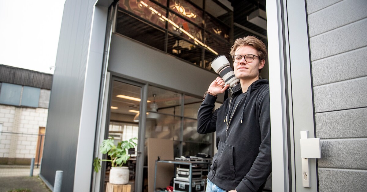 Fotograaf Wouter (24) uit Nijverdal opent zijn nieuwe studio: ‘Als je iets wilt, lukt het ook ...