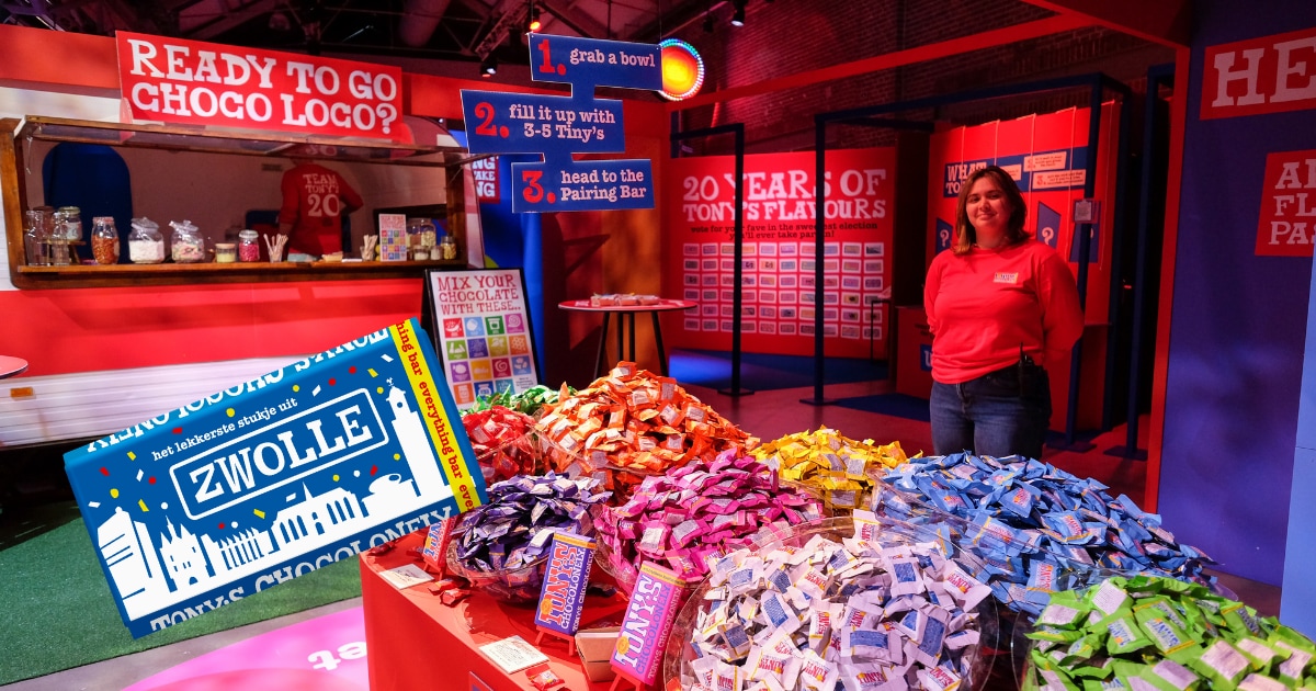 Tony’s Chocolonely opent pop-up op Melkmarkt: ‘Met exclusieve Zwolle ...