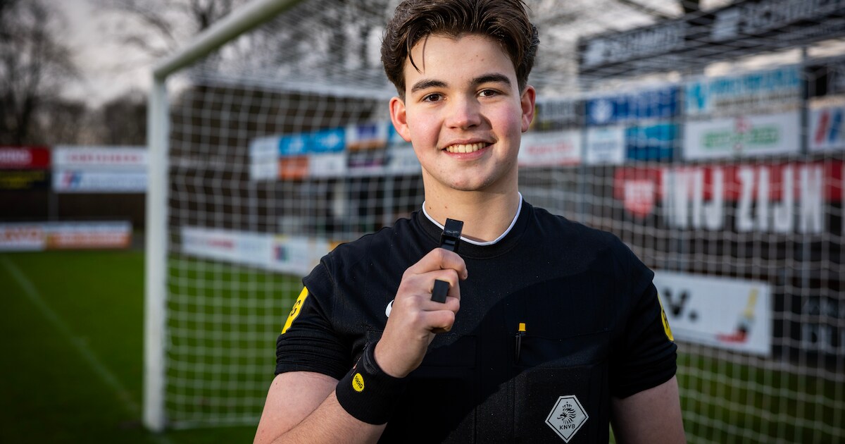 Rogier Tijhof (16) is grootste scheidsrechterstalent van Nederland: ‘Ik ...
