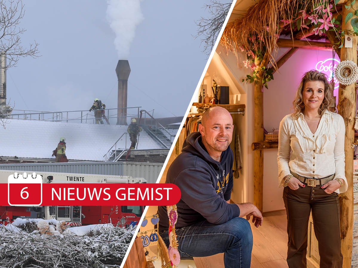 Gemist? Brand in machine bij TenCate & Susan sluit haar winkel om te ...