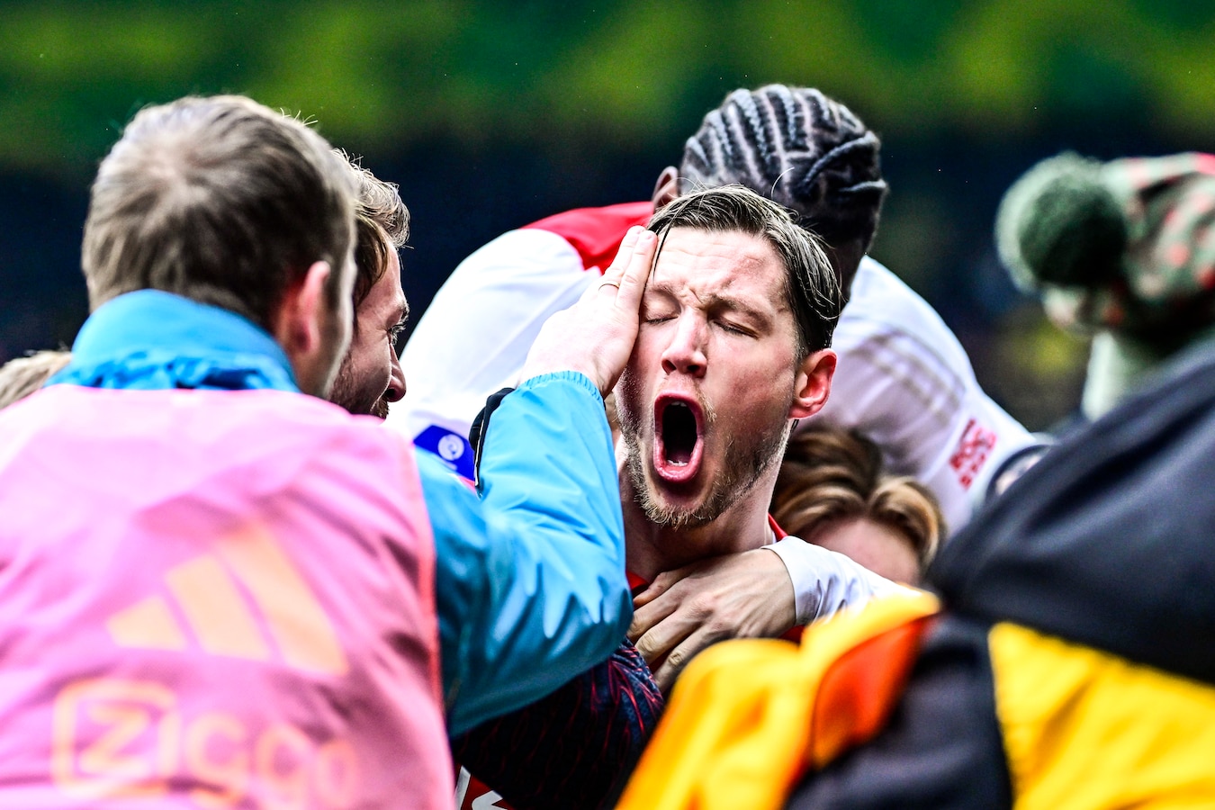 Dat Ajax de koppositie pakte, kwam volledig op het conto van Weghorst ...