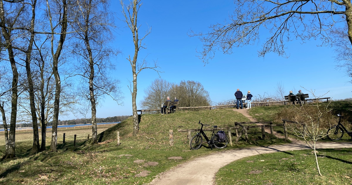 Fietsen over belten en bulten op De Borkeld | Hof van Twente | Tubantia.nl
