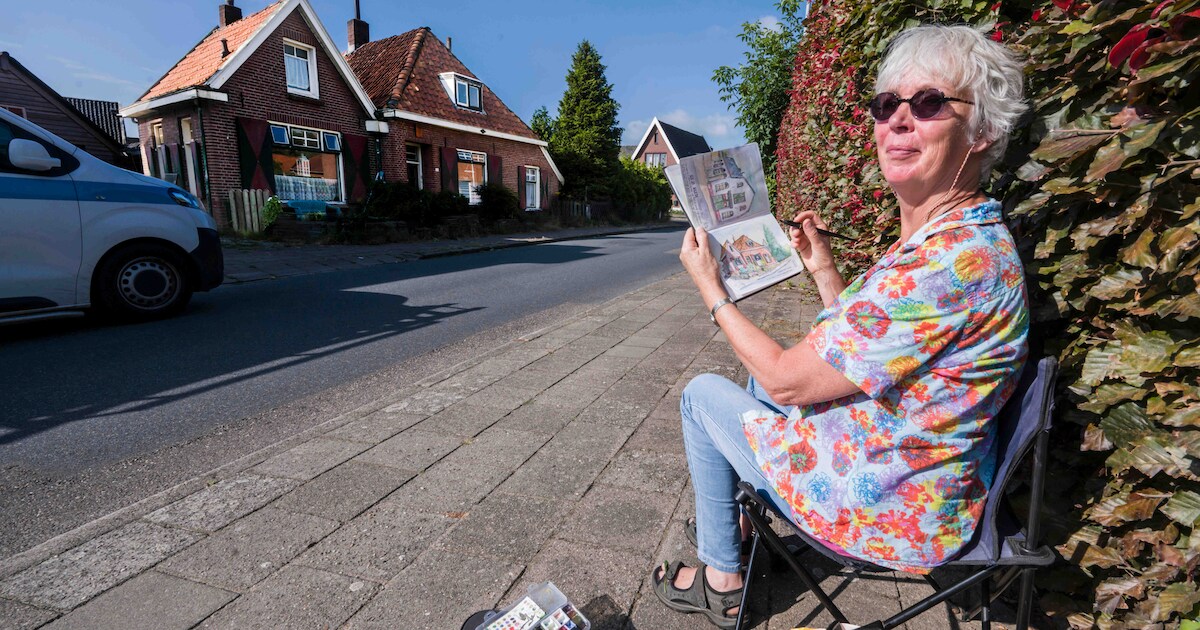 'Even helemaal niets’ als Mariëtte schetsend de stad doorgaat: deze 500 ...
