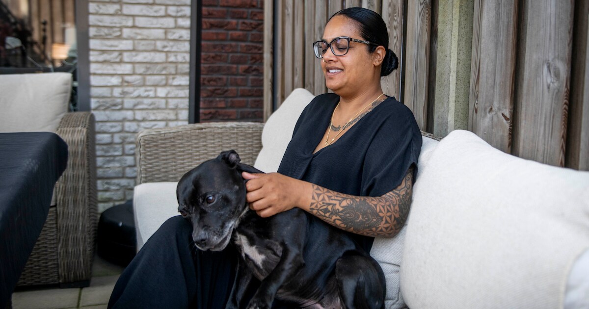 Anchelie, gered uit brandend brommobiel in Almelo, dankt haar engelen ...