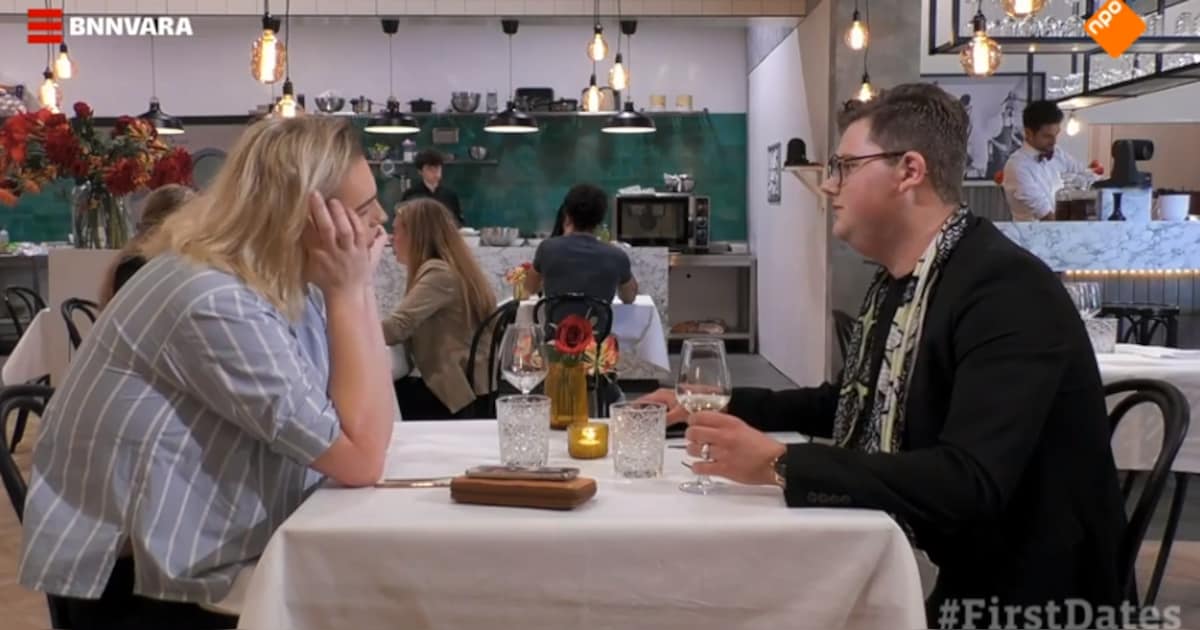 Jesse (23) uit Enschede knapt in ‘First Dates’ af op blonde Brandon ...